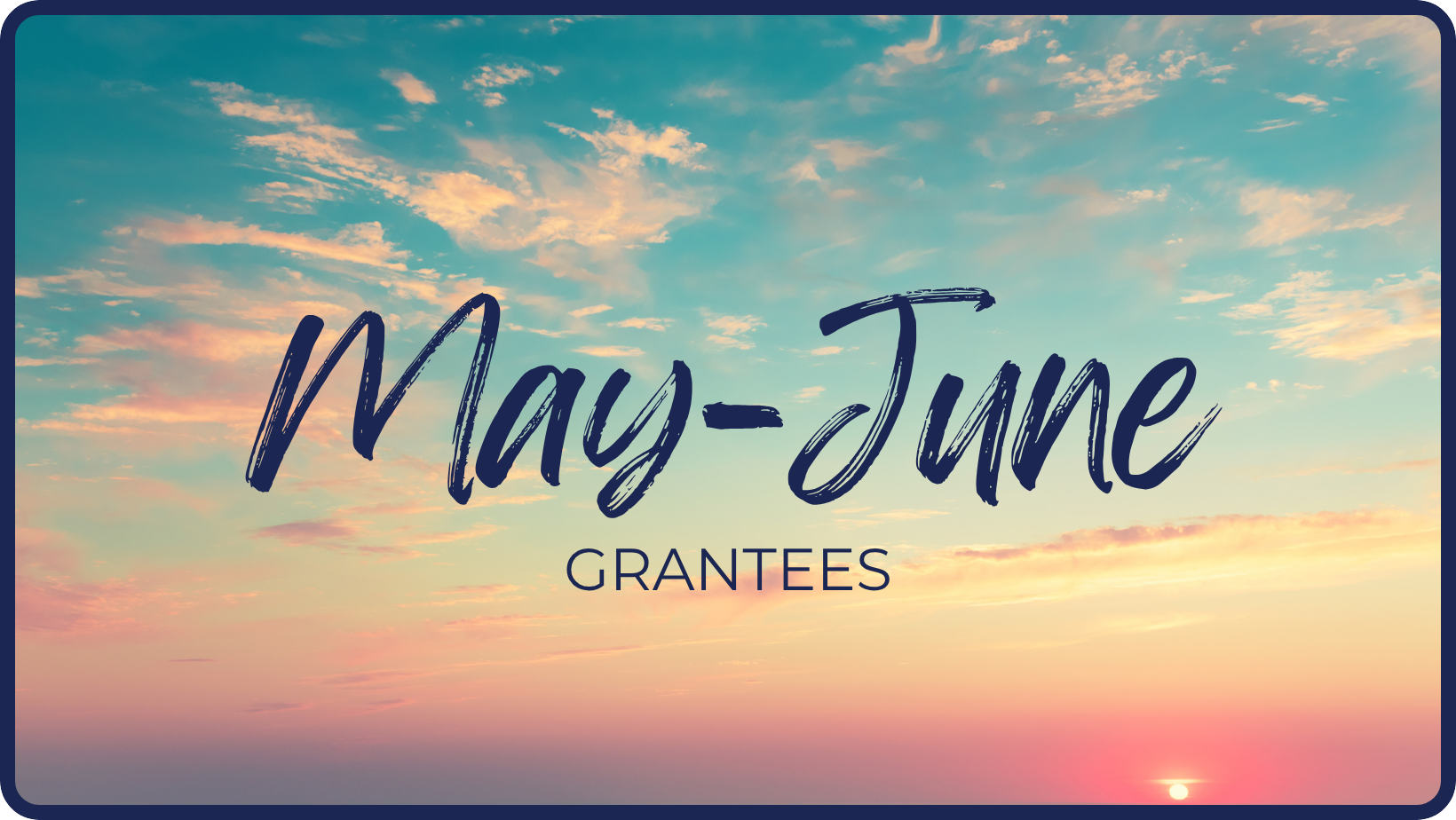 Spring into Summer Grantees - John T. Vucurevich Foundation